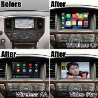 China Wireless Carplay Android auto Navigation Box For Nissan Pathfinder R52 2017-2021 for sale