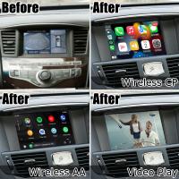 China Infiniti QX60 OEM style wireless carplay android auto upgrade for sale