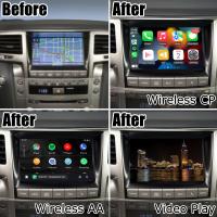 China Lexus LX570 wireless Carplay Android auto OEM style upgrade interface box for sale