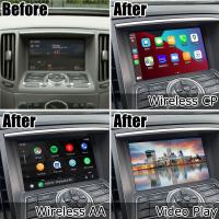 China Plug And Play Infiniti G37 G25 Q40 wireless carplay android auto module video interface box Navihome for sale