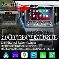 China Plug And Play Infiniti G37 G25 Q40 wireless carplay android auto module video interface box Navihome for sale