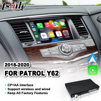China Lsailt Wireless Android Auto Carplay Integration Interface for Nissan Patrol Y62 2018-2020 for sale