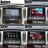 China Infiniti QX50 EX35 EX25 EX30d EX37 HD screen wireless Carplay Android Auto upgrade for sale