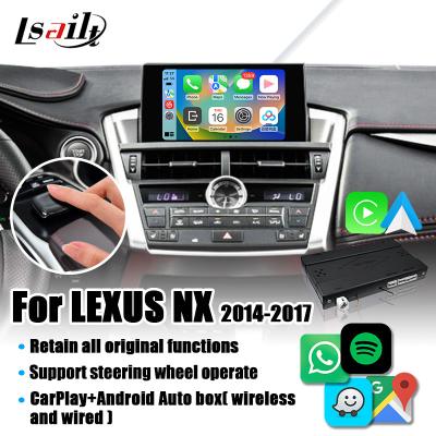 China Wireless CarPlay Interface for Lexus NX NX200t NX300h Android Auto, Mirror Link, HiCar, CarLife for sale