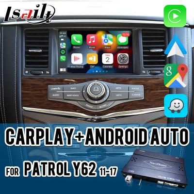 China Pin to Pin CarPlay Interface for Nissan Patrol Y62, Pathfinder, Armada Included Android Auto, Google Map, Waze for sale