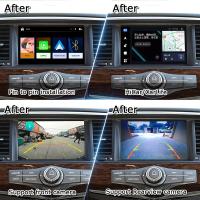 China Pin to Pin CarPlay Interface for Nissan Patrol Y62, Pathfinder, Armada Included Android Auto, Google Map, Waze for sale