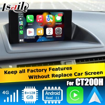 China Lexus CT200h Android 13 video interface carplay android auto base on Qualcomm 8+128GB for sale