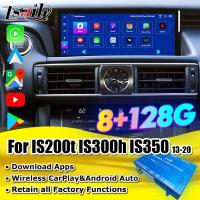 China Lsailt 8+128G Qualcomm Android Interface for Lexus IS300H IS200t 2013-2021 With YouTube, NetFlix, Google Play for sale