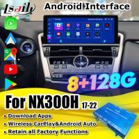 China Lsailt 8+128G Qualcomm Android Interface for Lexus NX NX200H NX300 2013-2021 Included YouTube, NetFlix, CarPlay for sale