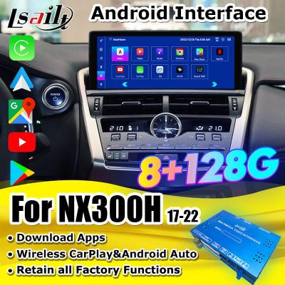 China Lsailt 8+128G Qualcomm Android Interface for Lexus NX NX200H NX300 2013-2021 Included YouTube, NetFlix, CarPlay for sale