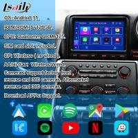 China Car Multimedia Screen for Nissan GT-R R35 2008-2010 JDM Model Equipped Wireless CarPlay, Android Auto, 8+128GB for sale