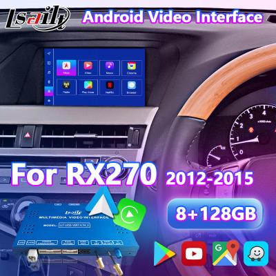 China Lsailt 8+128GB Android Multimedia Video Interface for 2012-2015 Lexus RX270 RX350 RX450h for sale