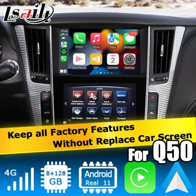 China GPS carplay interface , 8+128GB Android 13 navigation box interface for Infiniti Q50 / Q60 for sale