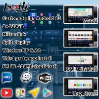 China Lexus GX550 GX550h Anroid 13 video interface base on Qualcomm 6125 8+128GB for sale
