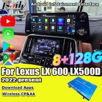 China Lsailt Qualcomm Android Video Interface for Lexus LX600 LX500d RX ES NX 2021- Support YouTube, NetFlix, Wireless CarPlay for sale