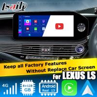 China Lexus LS500h LS500 LS350 2022 Android 13 video interface 8+128GB base on Qualcomm for sale