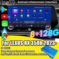 China Android Multimedia Video Interface for RX350h RX500H 2023-2024 NX LX GX ES Included NetFlix, YouTube, Sim Card Slot for sale