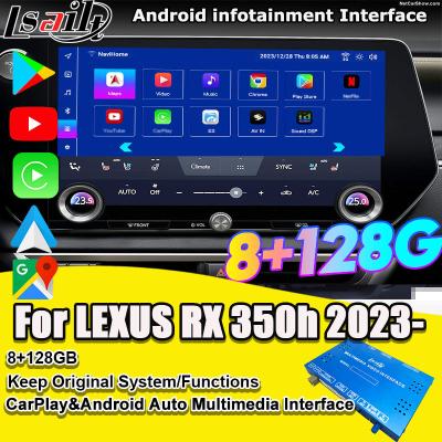 China Android Multimedia Video Interface for RX350h RX500H 2023-2024 NX LX GX ES Included NetFlix, YouTube, Sim Card Slot for sale