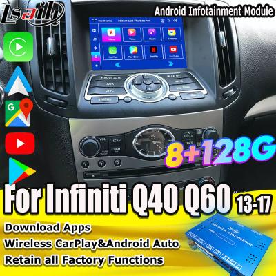 China Lsailt 8G Android Multimedia Interface for Infiniti Q40 Q60 G37 G35 Infotainment Module Integrated Wireless CarPlay for sale