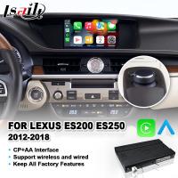 China Wireless Android Auto Carplay Interface for 2012-2018 Lexus ES250 ES200 ES350 ES300h ES 250 200 Knob Control for sale