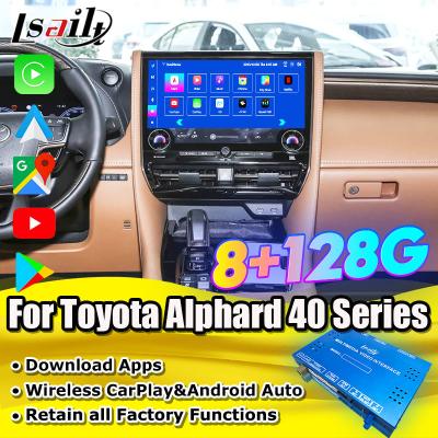 China Android 13 Android Multimedia Interface for Toyota Alphard 40 Series 2023-2024 Harrier, Vellfire Support YouTube, NetFlix, Google Play, 360 Panorama Cameras for sale
