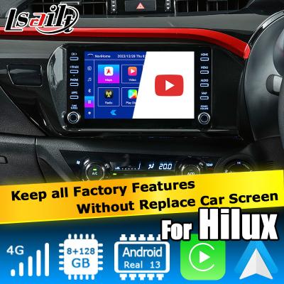 China Toyota Hilux Android 13 multimedia video interface wireless carplay android auto touch 3 for sale