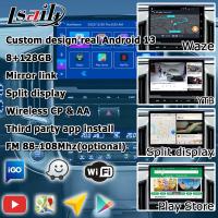 China Car Android 13 navigation box for Toyota LC200 GXR Fujitsu unit Carplay waze youtube rear view etc for sale