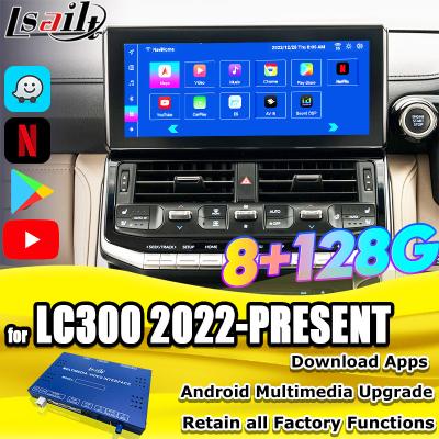 China Lsailt OEM Android Upgrade Module for Land Cruiser 300 2022-Present Android Interface Integration YouTube, Waze, Play Store for sale