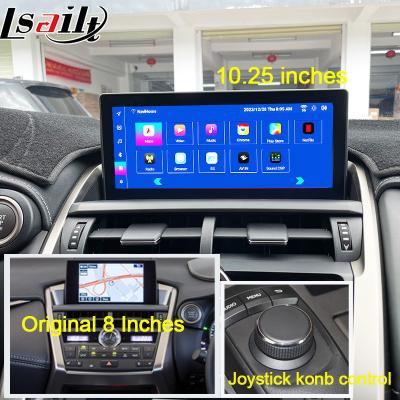 China Lexus Android Screen 8 Core Qulcomm Multimedia DisPlay for LEXUS NX200T NX300H 2014-2021 Support Joystick Rotary Knot Control, YouTube, Google Play, CarPlay for sale
