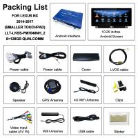 China Lexus Android Screen 8 Core Qulcomm Multimedia DisPlay for LEXUS NX200T NX300H 2014-2021 Support Joystick Rotary Knot Control, YouTube, Google Play, CarPlay for sale