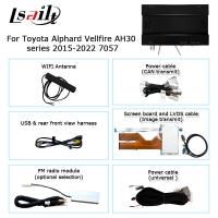 China Toyota Alphard Vellfire AH30 series pure OEM style Carplay android auto box 2015-2022 model for sale