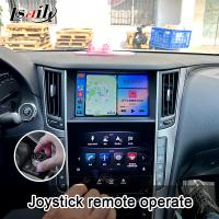 China Q50 Q60 OEM Apple CarPlay Upgrade Module Integration Mobile Phone Mirroring, AC Temperature Display, Google Map, Spotify for sale