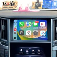 China Q50 Q60 OEM Apple CarPlay Upgrade Module Integration Mobile Phone Mirroring, AC Temperature Display, Google Map, Spotify for sale