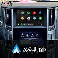 China Q50 Q60 OEM Apple CarPlay Upgrade Module Integration Mobile Phone Mirroring, AC Temperature Display, Google Map, Spotify for sale