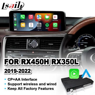 China Lsailt Wireless Android Auto Carplay Interface for 2019-2022 Lexus RX 300 RX450h RX350L RX450hL RX350 RX300 for sale
