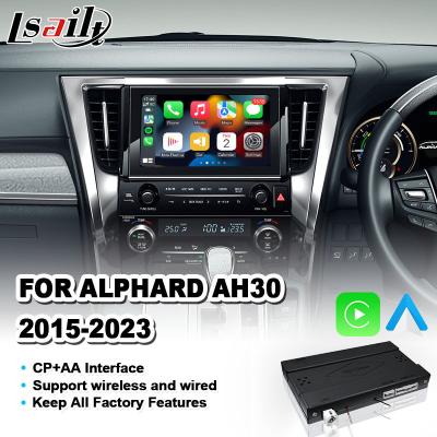 China Lsailt Wireless Android Auto Video Carplay Interface for 2015-2023 Toyota Alphard AH30 for sale