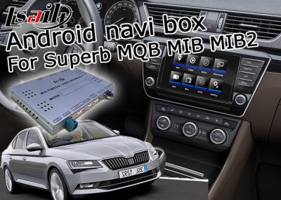 China 1.2 GHz Quad Android Car Navigation Box 4 / 2 GB Running Memory Skoda Superb for sale