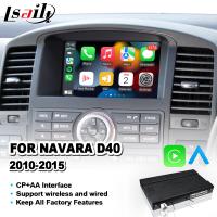 China Lsailt Wireless Android Auto Carplay Interface for 2010-2015 Nissan Navara D40 for sale