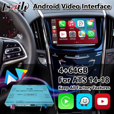 China Lsailt Android Carplay Multimedia Video Interface for 2014-2019 Cadillac ATS CUE System for sale