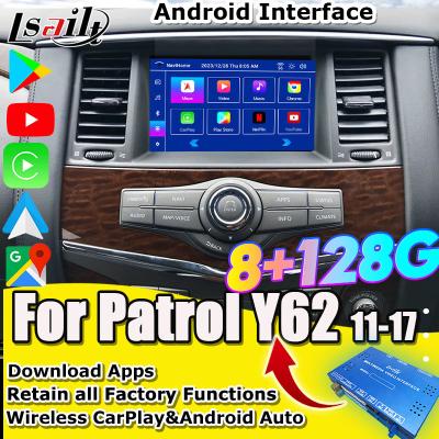China Nissan Multimedia Interface for Patrol Y62, Nismo, QX80 QX56 2013-2021 OEM Screen Upgrade with Wireless CarPlay, Anrdroid Auto,YouTube for sale