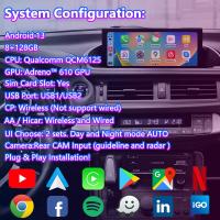 China Lsailt Android Navigation Video Interface for Lexus CT 200h FSport 2017-2022 for sale