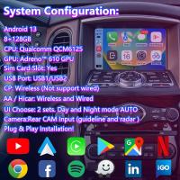 China Lsailt Android Carplay GPS Navigation Interface for 2013-2017 Infiniti QX50 for sale