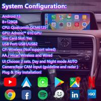 China Lsailt 12.3 Inch Android Car Multimedia Carplay Screen For Lexus RX350 RX450H RX200T RX for sale