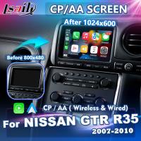China Lsailt 7 Inches Wireless Carplay Android Auto HD Screen for Nissan GTR R35 GT-R JDM 2008-2010 for sale