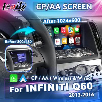 China Lsailt Wireless Android Auto Multimedia Carplay Screen for 2013-2016 Infiniti Q60 Q60S Q40 for sale