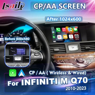 China Lsailt Wireless Android Auto Multimedia Carplay Screen for 2010-2023 Infiniti M25 M30d M37 M56 M35h Y51 Q70 for sale