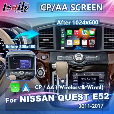 China Lsailt Wireless Android Auto Multimedia Carplay Screen for 2011-2017 Nissan Quest E52 for sale