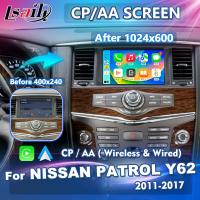 China Lsailt Wireless Android Auto Carplay Screen for Nissan Patrol Y62 2011-2017 for sale