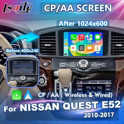 China Lsailt Wireless Android Auto Carplay Screen for Nissan Quest E52 2010-2017 for sale
