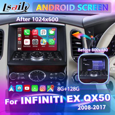 China Lsailt Android Carplay Multimedia Screen for 2008-2017 Infiniti EX25 EX35 EX37 EX30d EX QX50 for sale